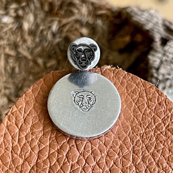 TIGER METAL STAMP Tiger Head Metal Die Metal Stamps - Etsy