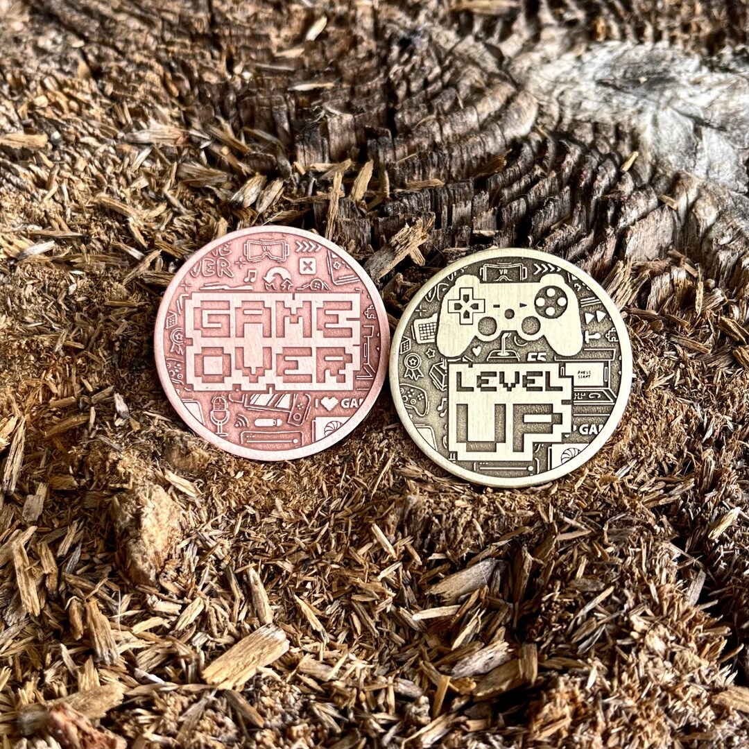 Game Over/level UP Decision Coin || Decision Coin || Oracle Coin ...