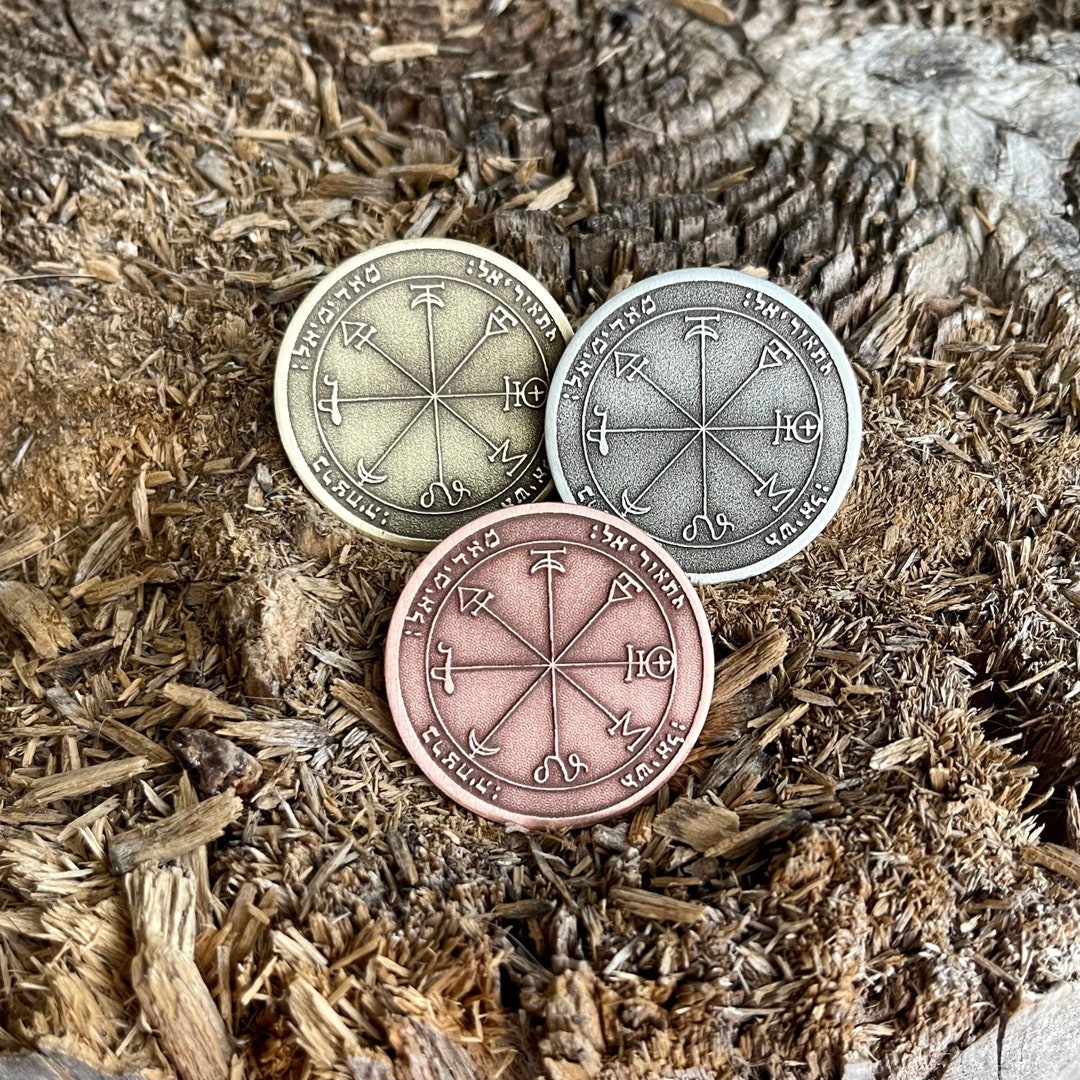 1st MARS SEAL Coin || the First Pentacle of the Mars Coin || Solomon ...