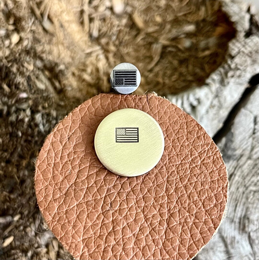 FLAG METAL STAMP American Flag Metal Die Metal Stamps Punch Stamp Steel ...