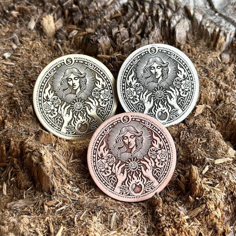 LUST the Seven Deadly Sins Coin | Medallion of Seven Capital Vices ...