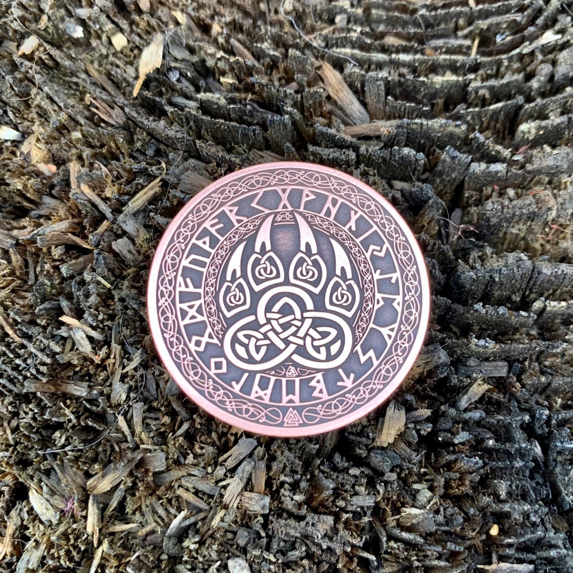 FENRIR CLAW Coin || Fenrir Pendant | Fenrir Keychain | Fenrir Pin Badge ...