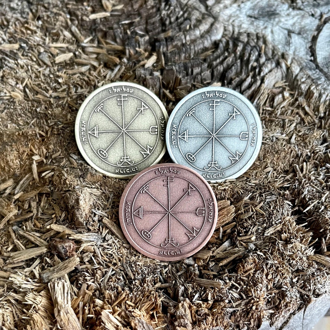 3rd SATURN SEAL Coin || the Third Pentacle of the Saturn Coin ...