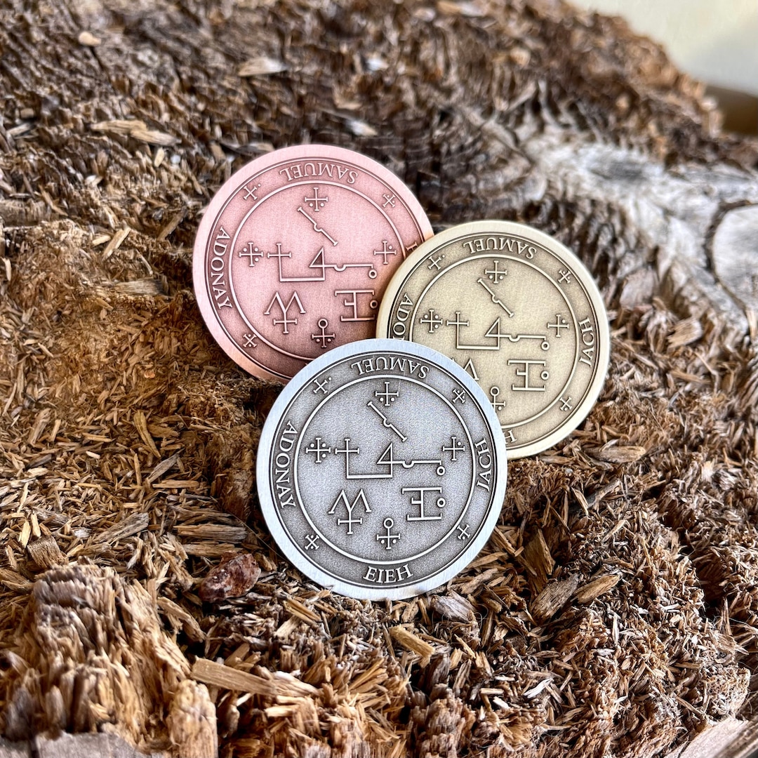 ARCHANGEL SAMAEL SEAL || Seal of Archangel Samuel || Coin, Pendant ...