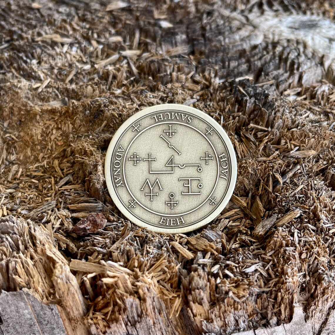 ARCHANGEL SAMAEL SEAL || Seal of Archangel Samuel || Coin, Pendant ...