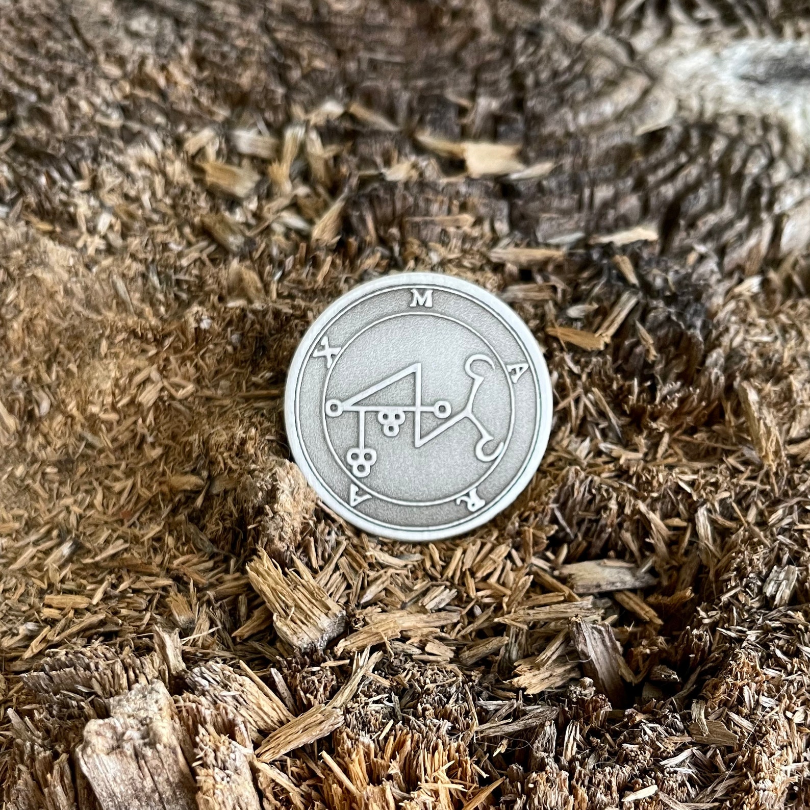 SEAL OF MARAX || Goetia Coin || Morax || Coin, Pendant, Keychain, Pin ...