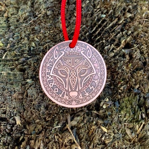 FENRIR Coin, FENRIR Pendant, FENRIR Keychain, Fenrir Pin Badge 33 Mm, 1 ...