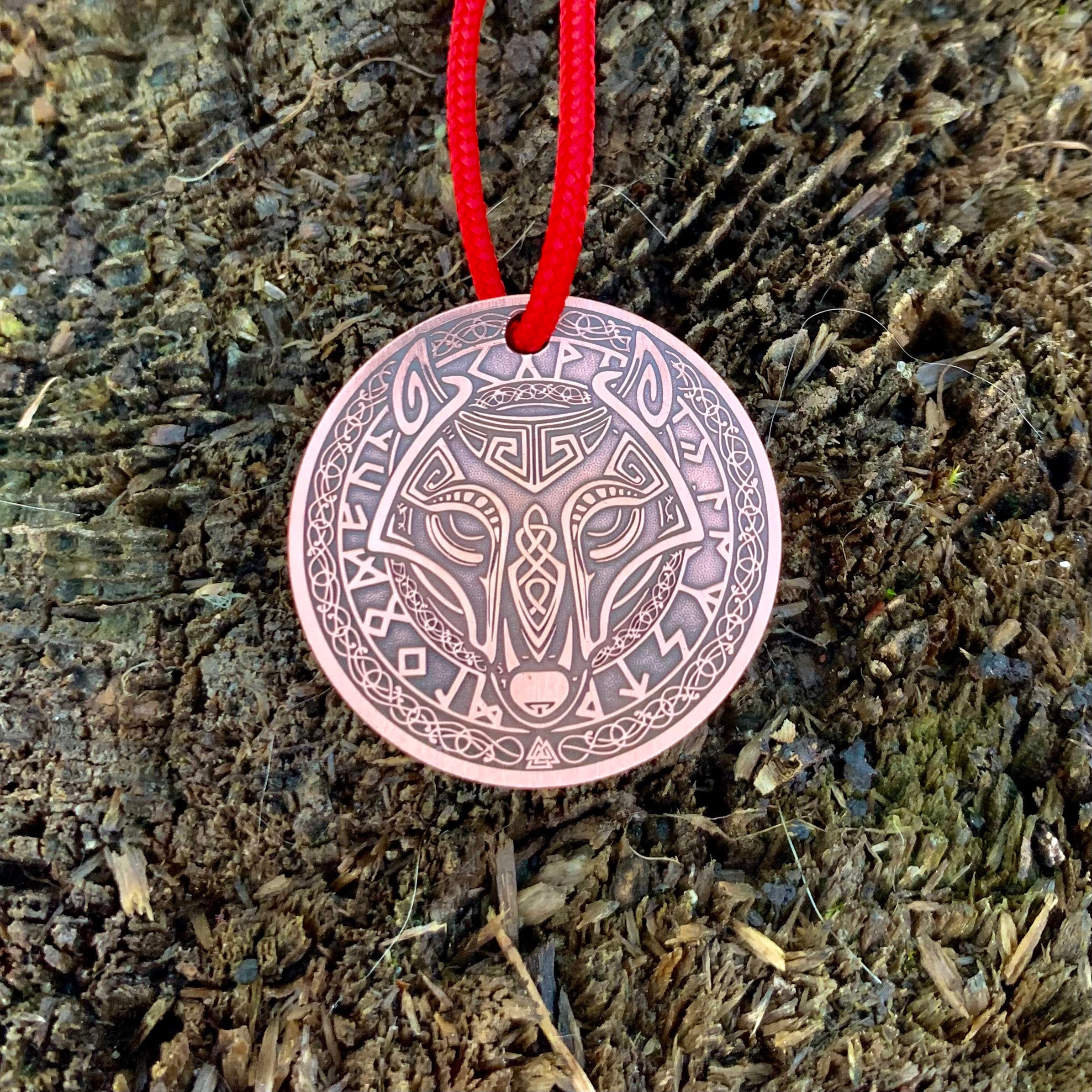 FENRIR Coin FENRIR Pendant FENRIR Keychain Fenrir Pin Badge - Etsy