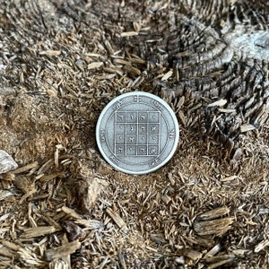 1st SATURN SEAL Coin || the First Pentacle of the Saturn Coin ...