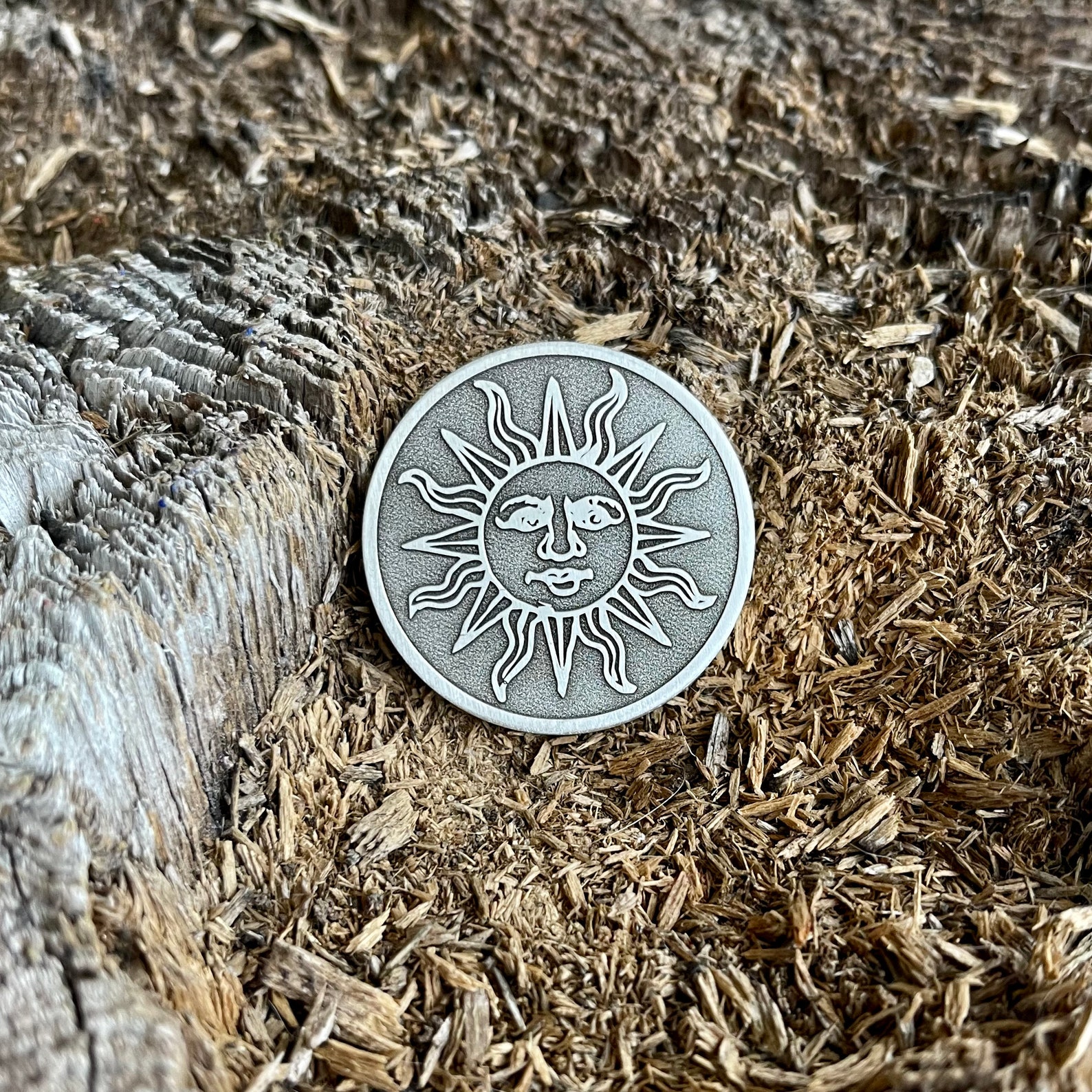 SUN Coin SUN Souvenir Pendant Keychain Pin Badge - Etsy