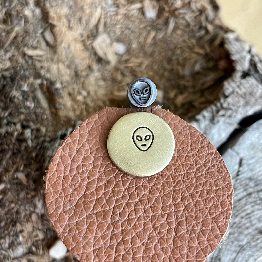 ALIEN Metal Stamp || Alien Head Metal Die || Metal Stamps || Jewelry ...