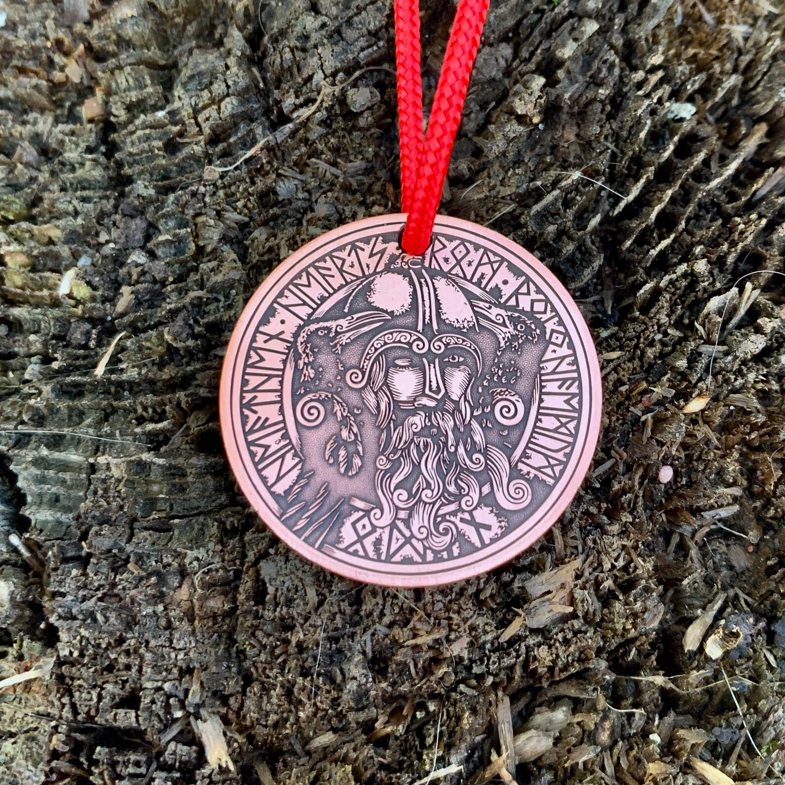 ODIN coin ODIN pendant ODIN keychain Odin pin badge 33mm | Etsy