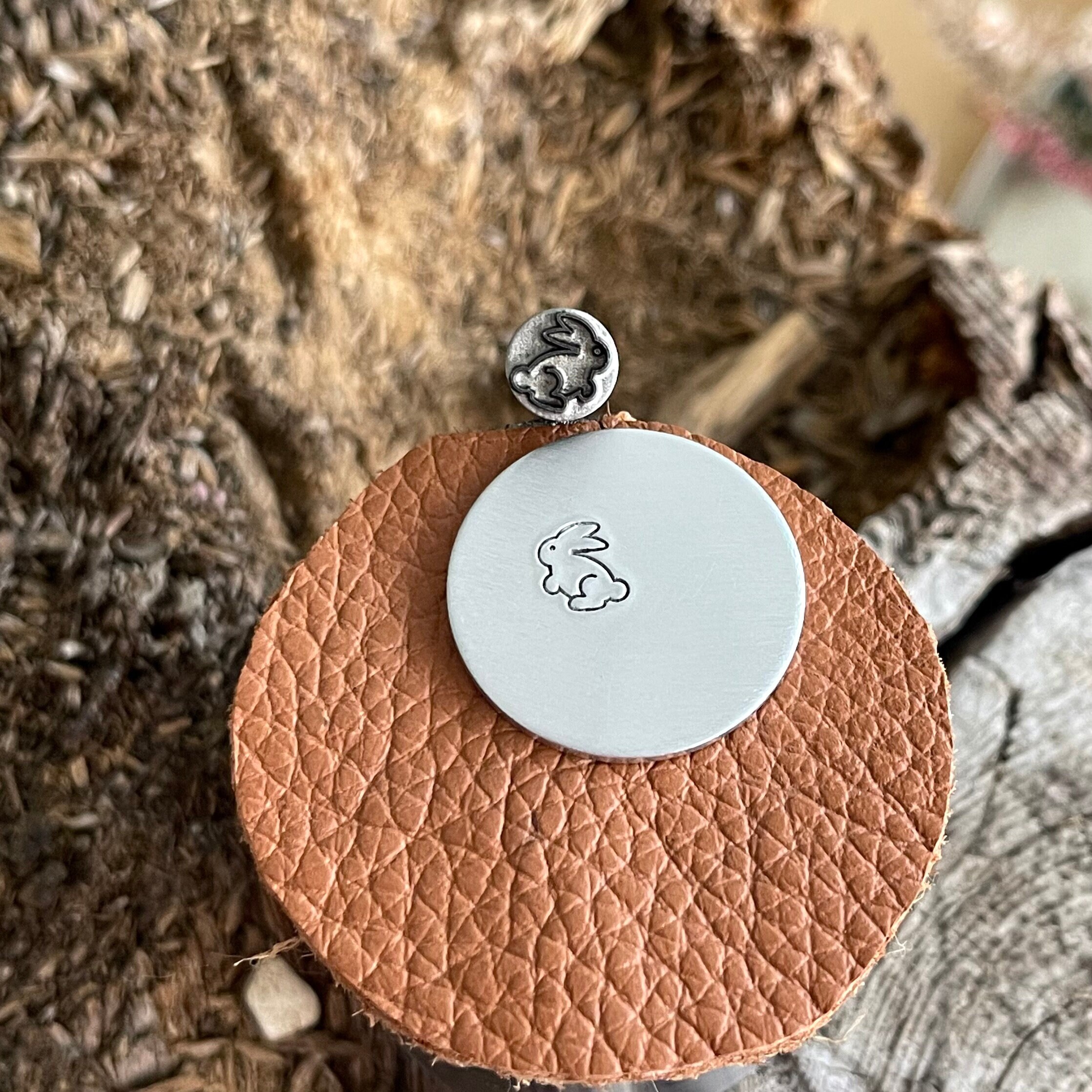 Jewelry Making & Beading Bronze Bunny Rabbit Metal Stamping Stampings ...