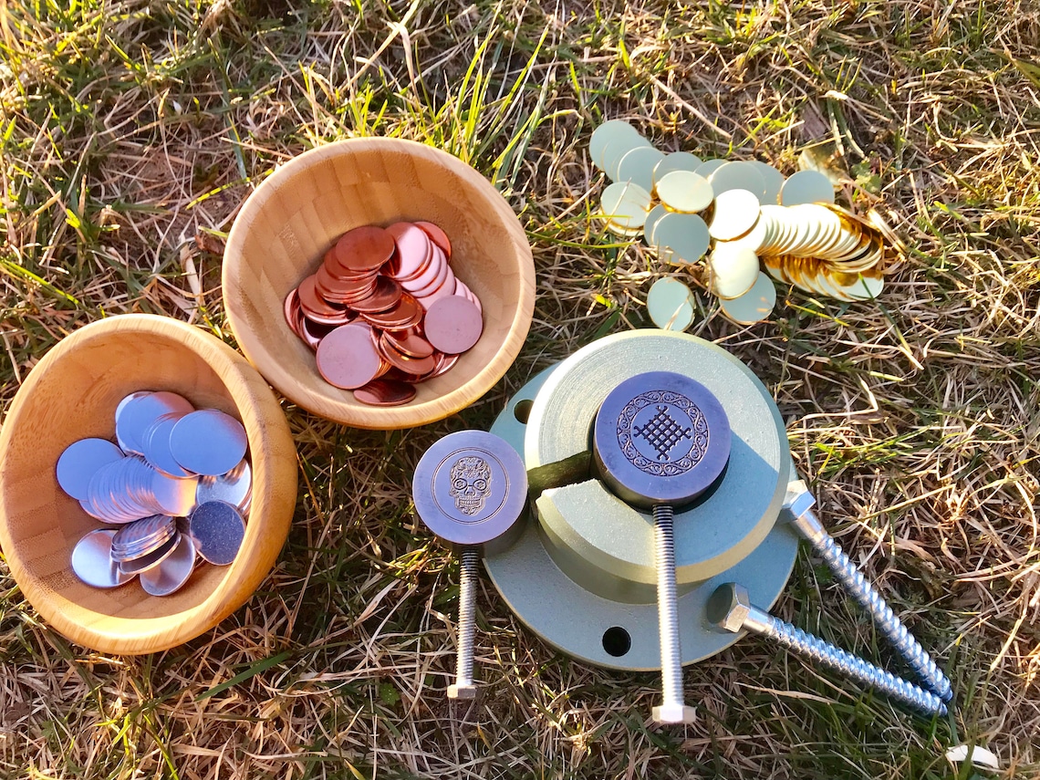 Custom Coin Minting Set Coinage Coin Hand Stamped Coins Custom - Etsy ...