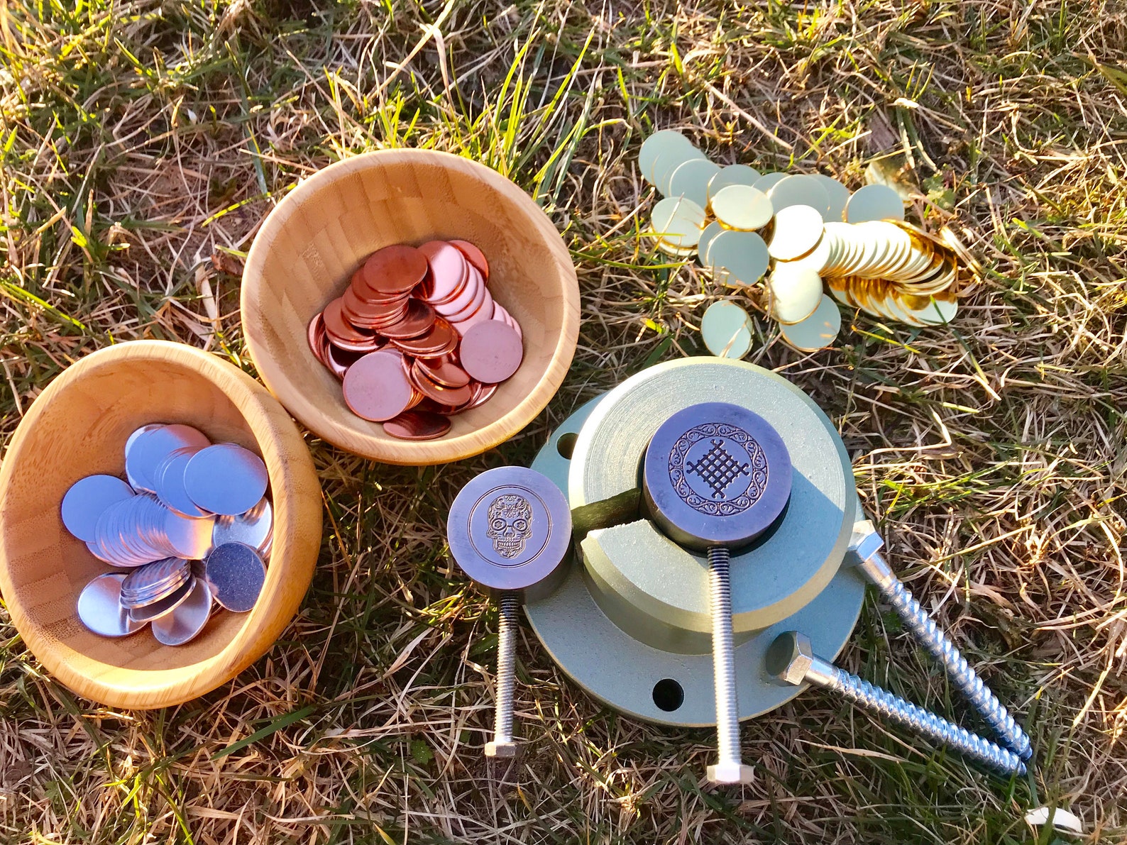 Custom Coin Minting Set Coinage Coin Hand Stamped Coins Custom - Etsy