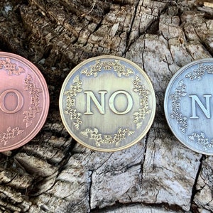 Yes No Coin, Oracle Coin - Decision Coin - Etsy