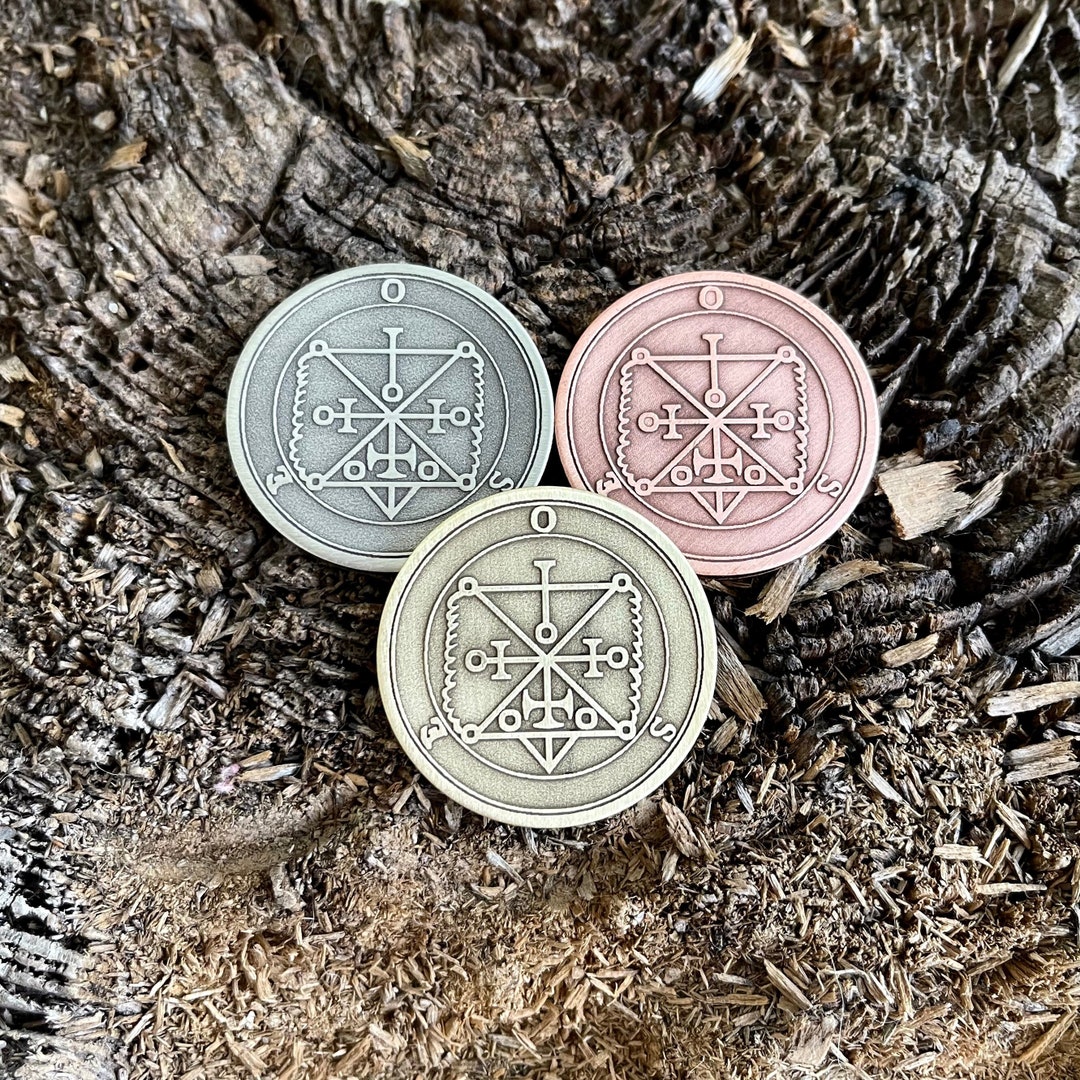 SEAL OF OSE || Goetia Coin || Oze Seal || Coin, Pendant, Keychain, Pin ...