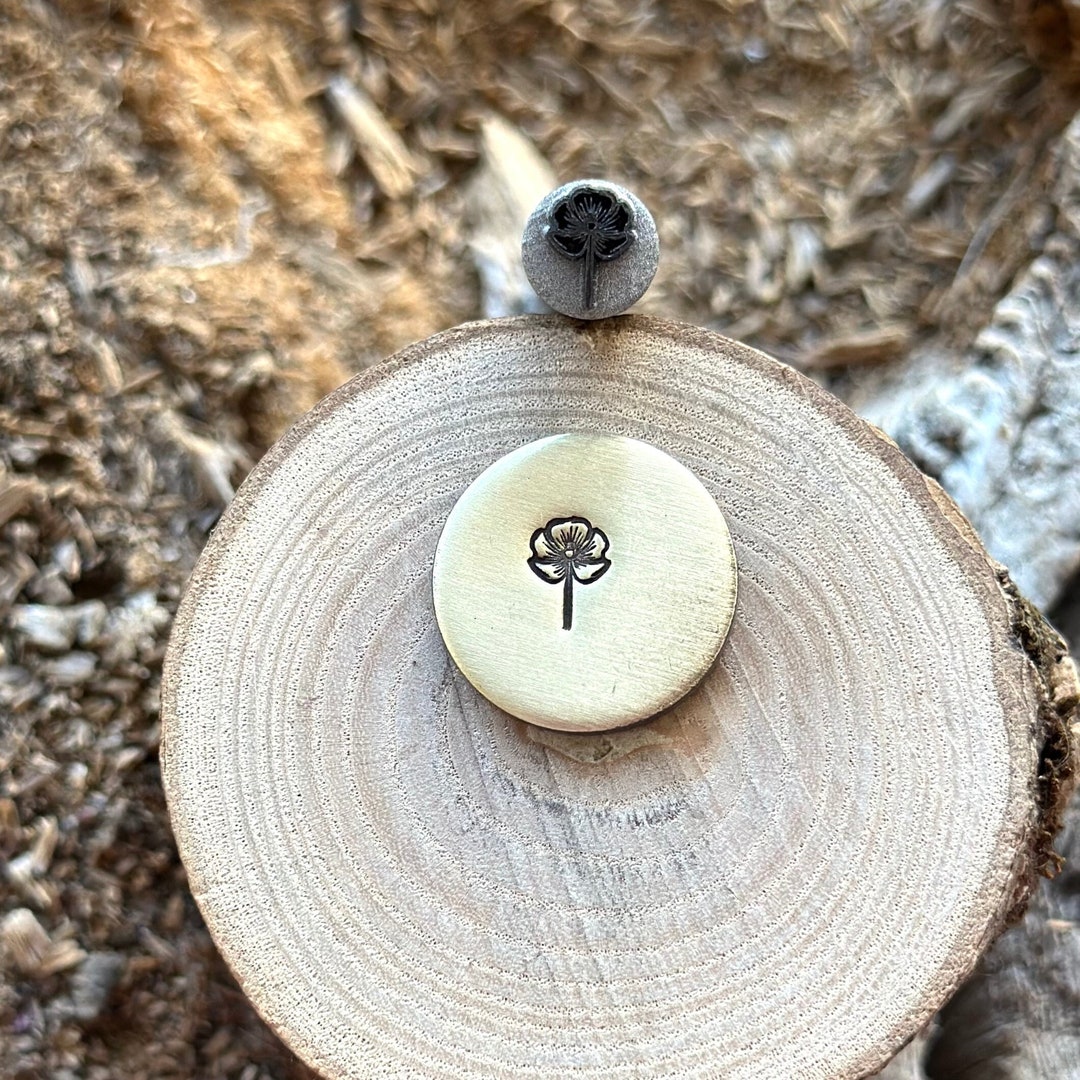 POPPY Blossom METAL STAMP || Metal Die || Flower Metal Stamps || Impact ...
