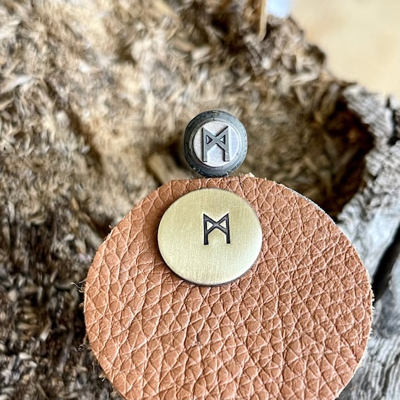 RUNE ALPHABET M Futhark Rune Alphabet Metal Stamp Metal - Etsy