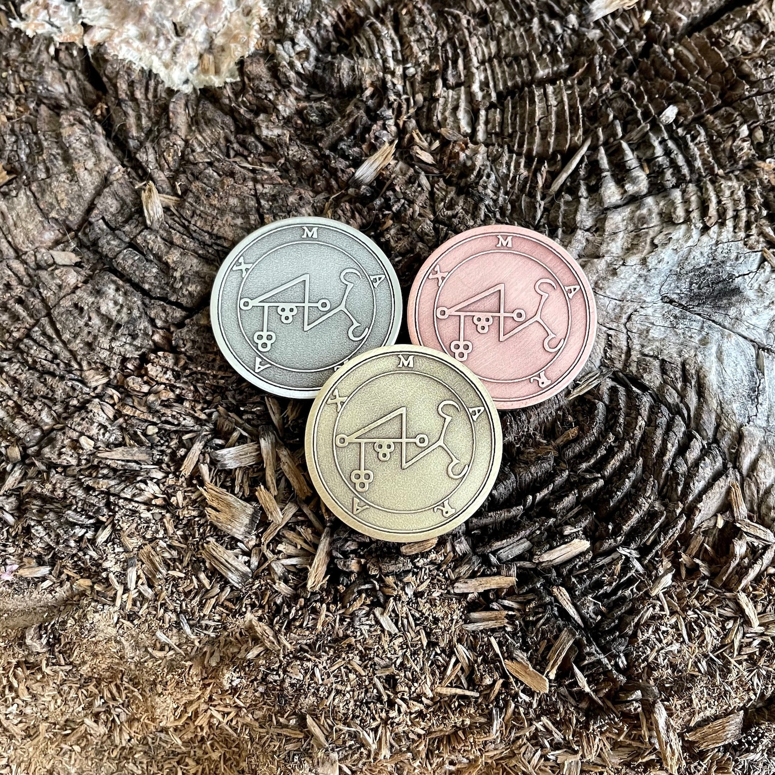 SEAL OF MARAX || Goetia Coin || Morax || Coin, Pendant, Keychain, Pin ...