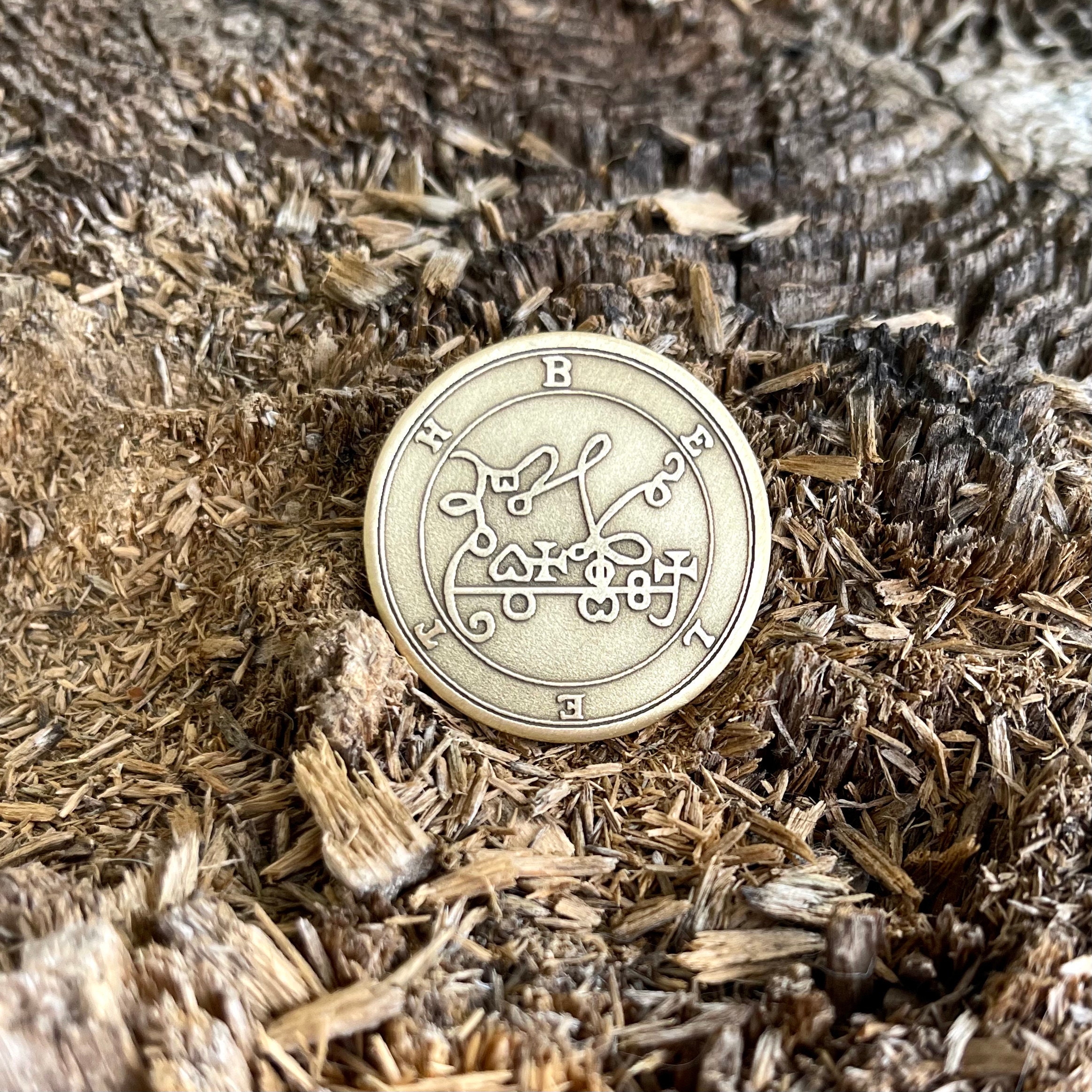 SEAL OF BELETH Goetia Coin Bileth Coin Pendant - Etsy
