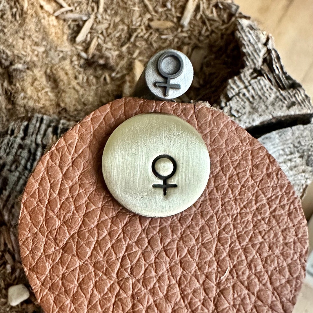 VENUS SYMBOL Metal Stamp Venus Symbol Metal Die Metal - Etsy