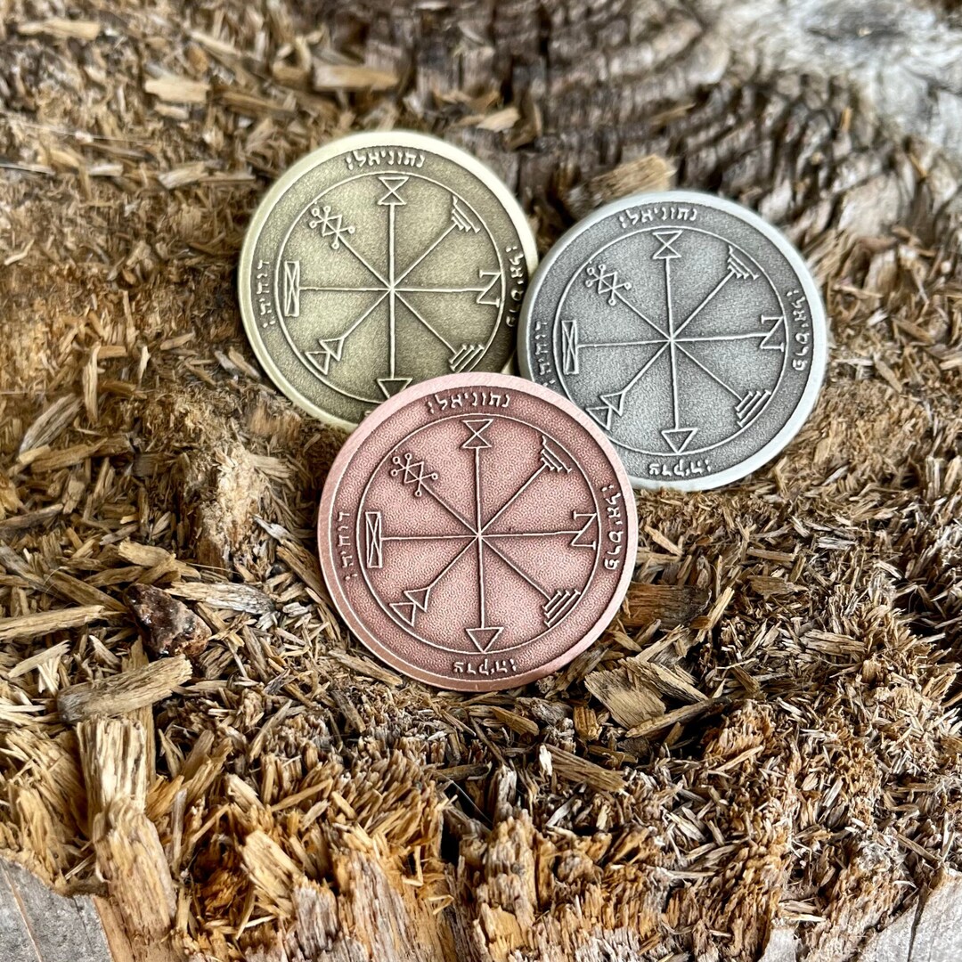 1st JUPITER SEAL Coin || the First Pentacle of Jupiter || Solomon Seals ...