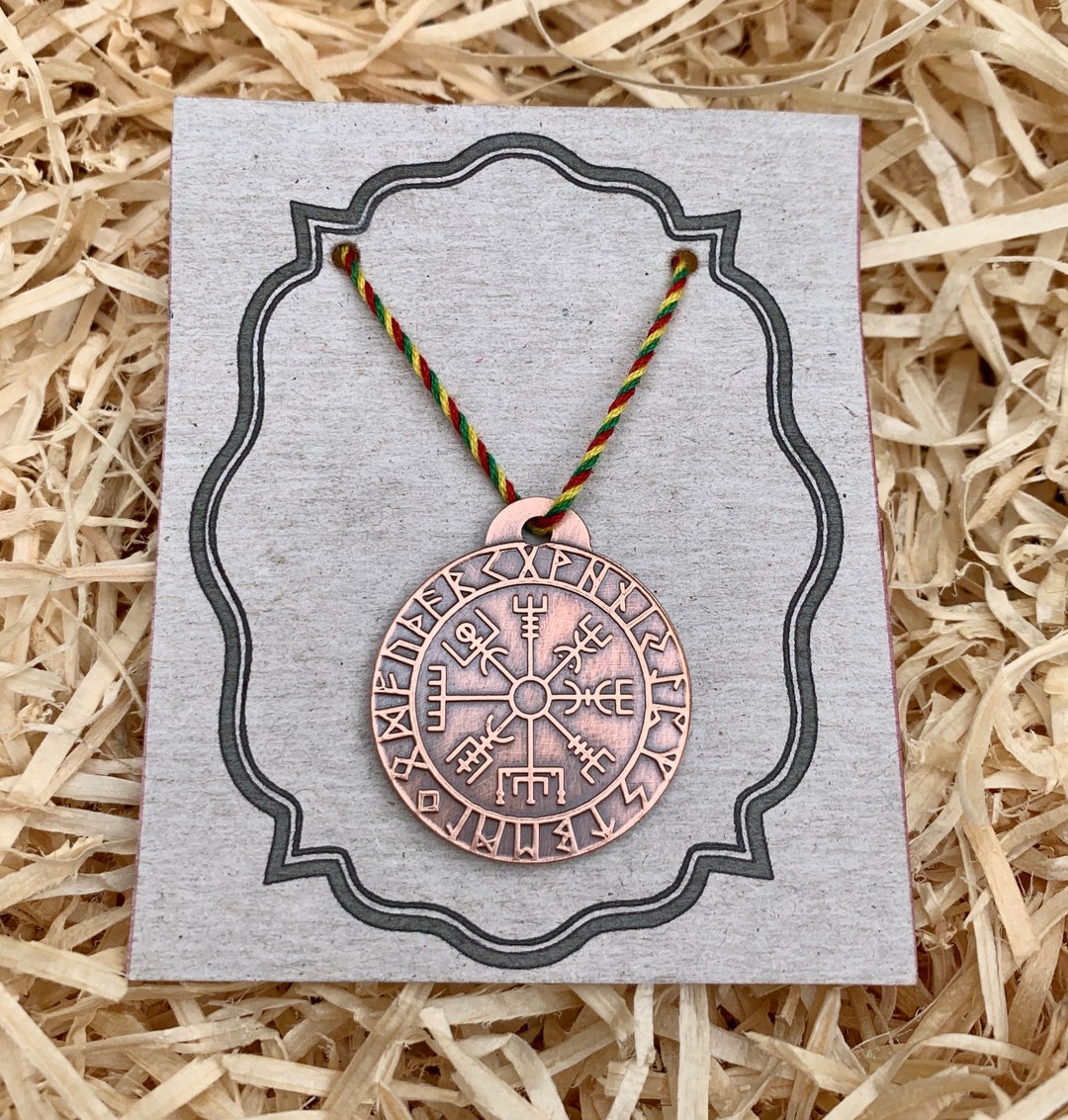 Viking Compass, Vegvisir Pendant, Coin, Keychain, Pin Badge - Etsy