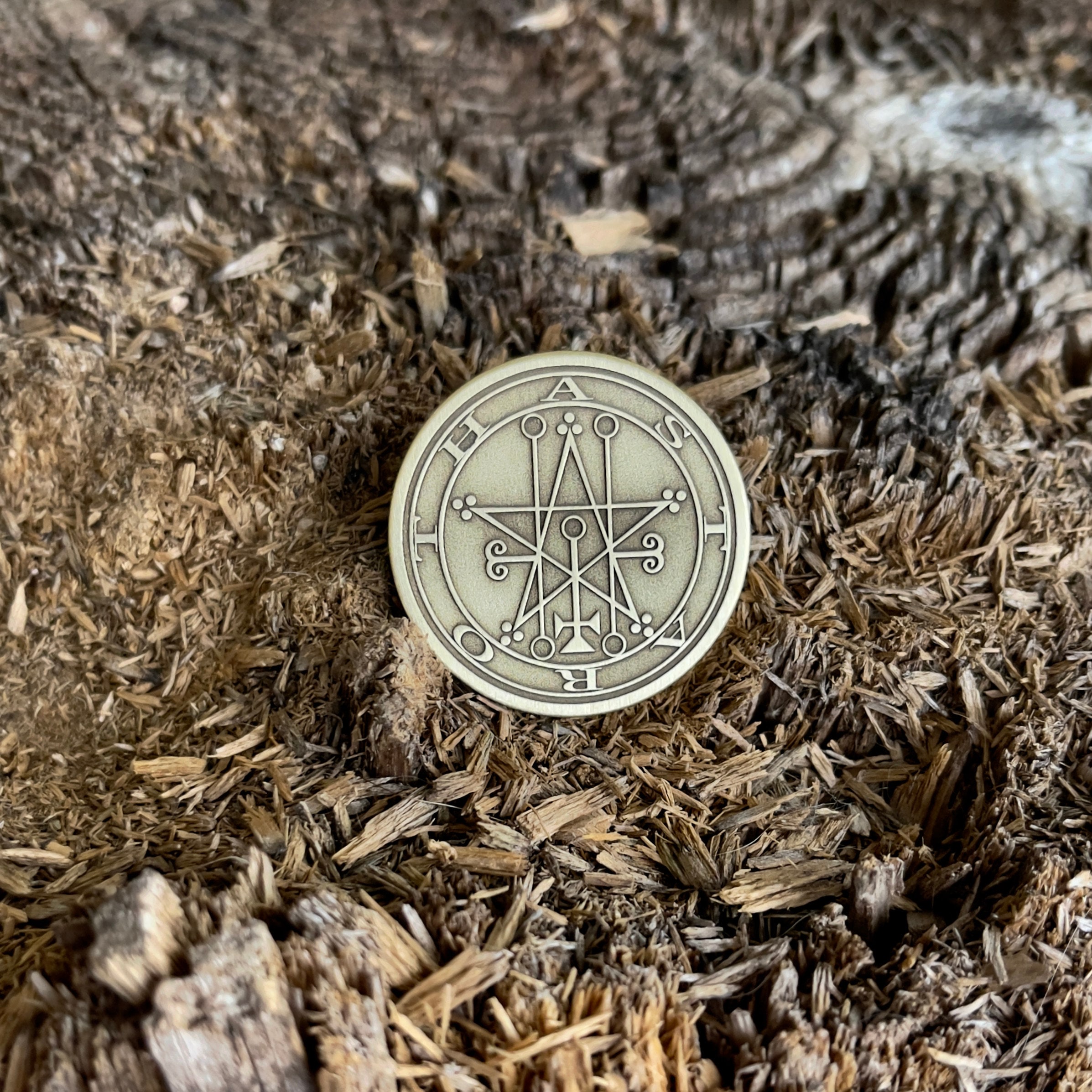 Coins & Money Keychain 1.25 inch Pin badge 33mm 1.5 inch SEAL OF CAMIO ...