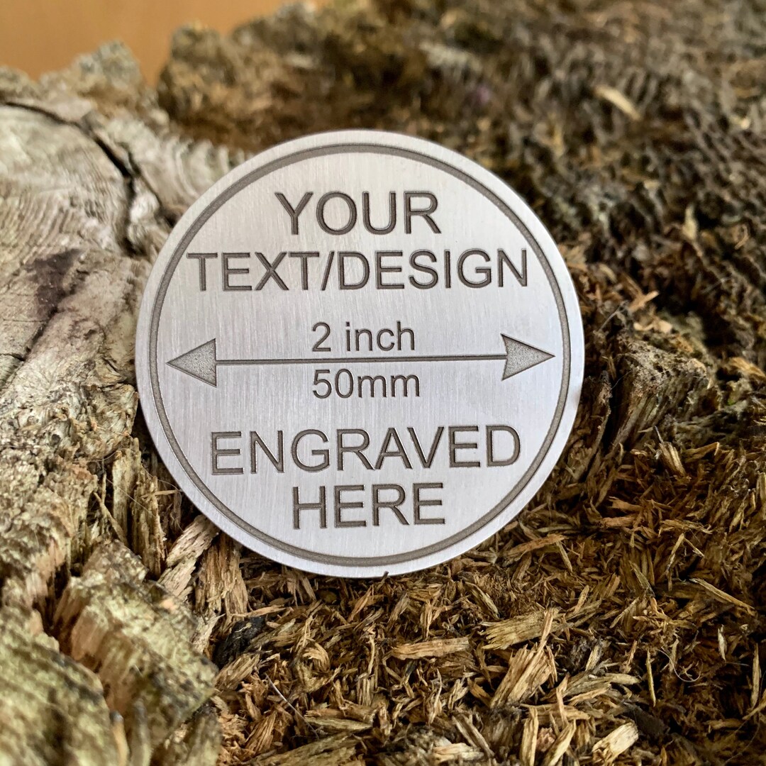 CUSTOM Coin || Personalized Coin, Pendant, Keychain or Pin Badge 50 Mm ...