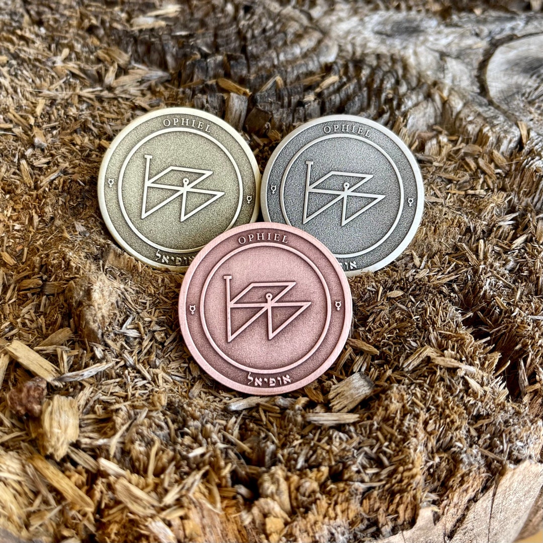 OPHIEL Coin Seven Olympian Spirits Olympic Spirits Souvenir Pendant ...