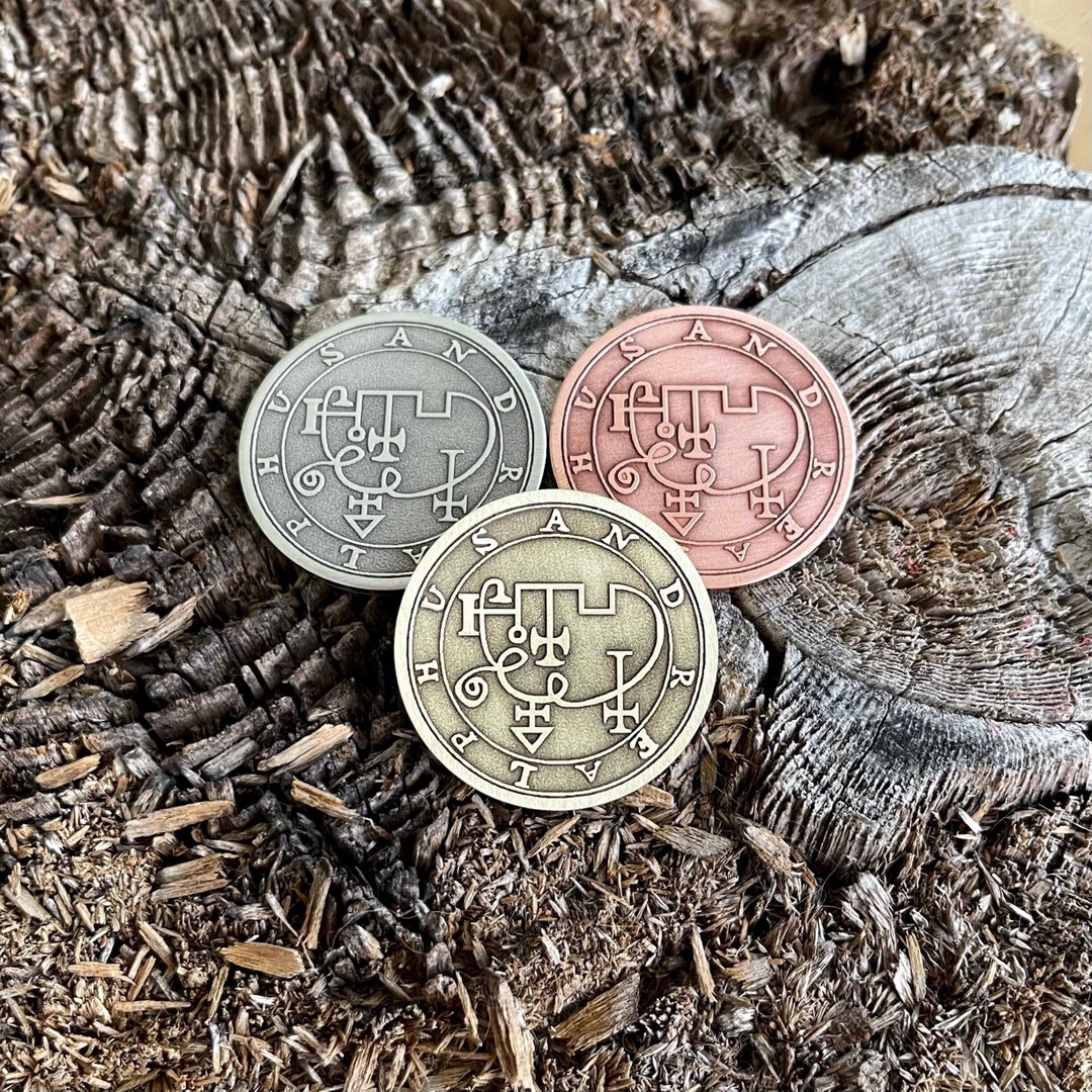 SEAL OF ANDREALPHUS || Goetia Coin || Androalphus Seal || Coin, Pendant ...