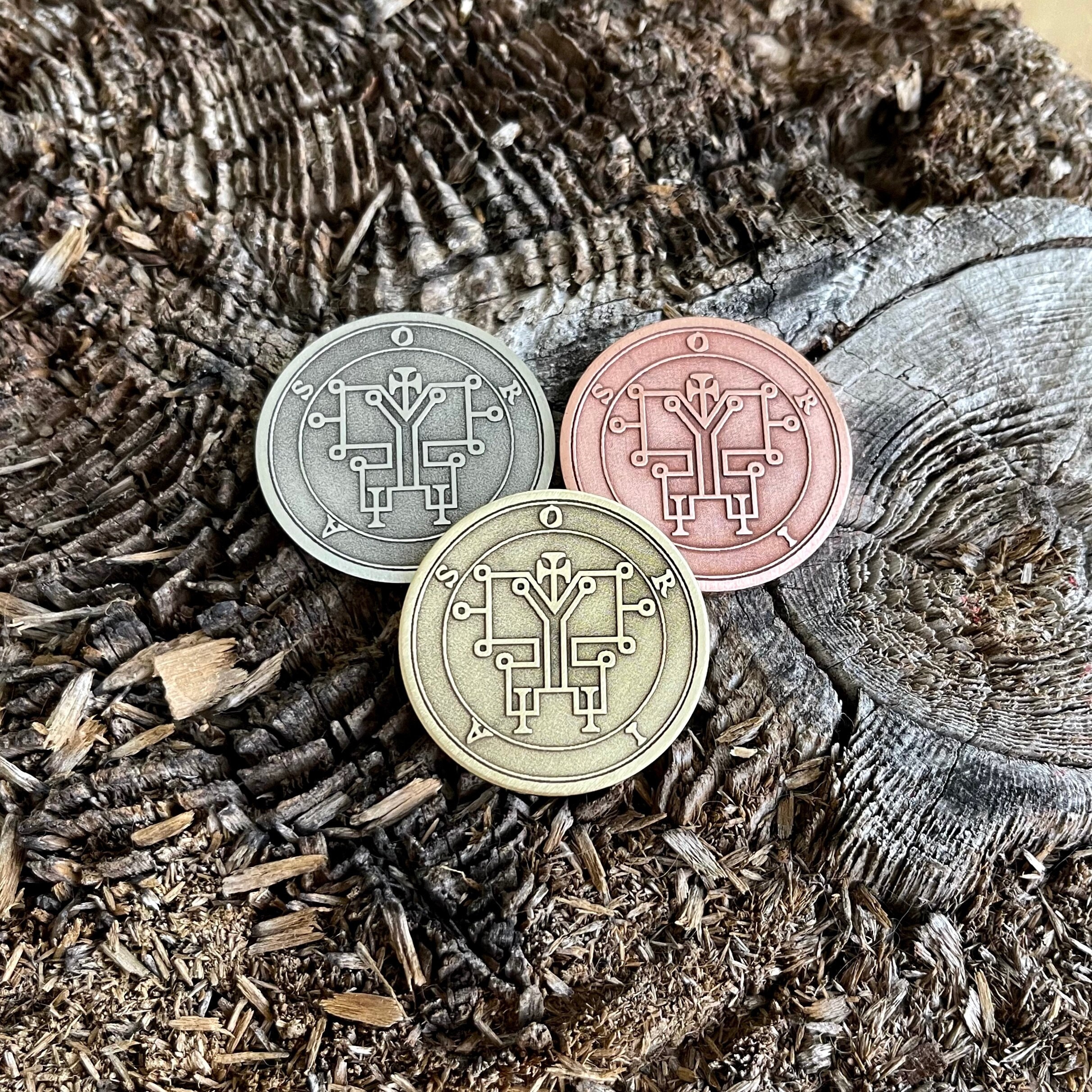 SEAL OF ORIAS Goetia Coin Oriax Coin Pendant - Etsy