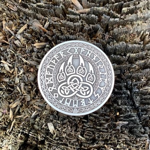 FENRIR CLAW Coin || Fenrir Pendant | Fenrir Keychain | Fenrir Pin Badge ...