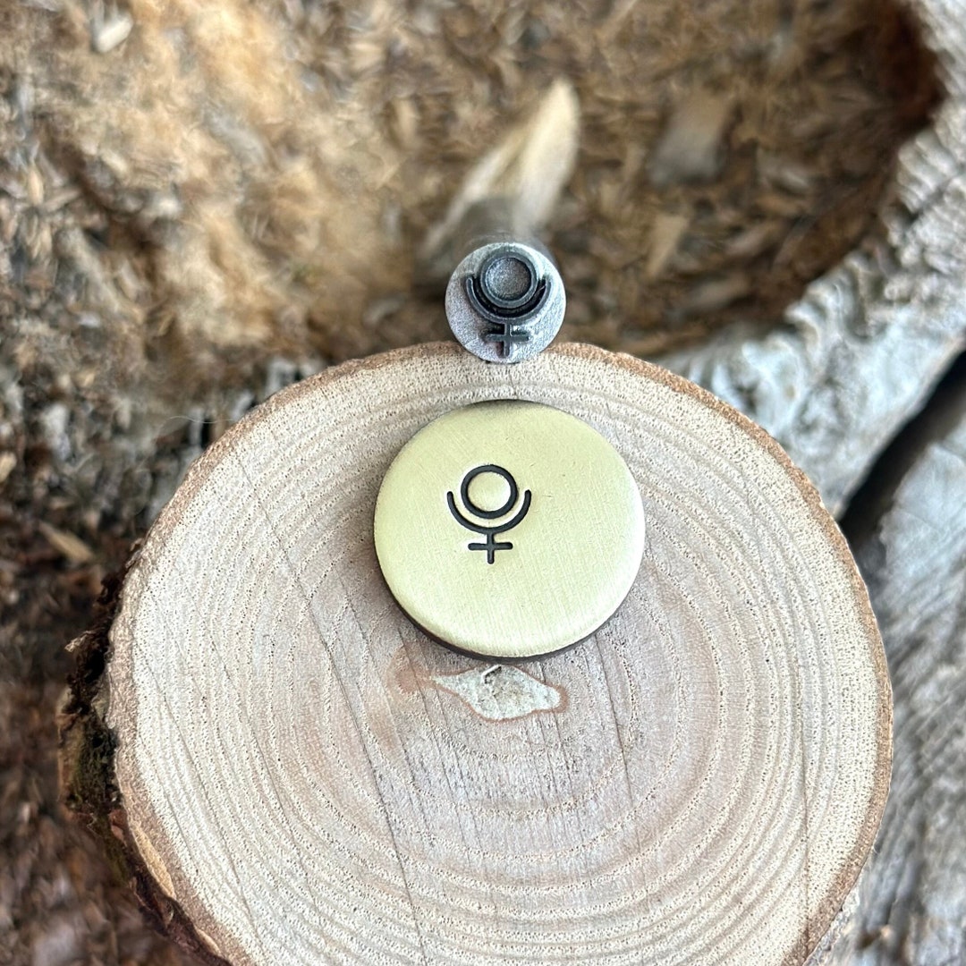 PLUTO SYMBOL Metal Stamp || Pluto Symbol Punch || Metal Stamps ...