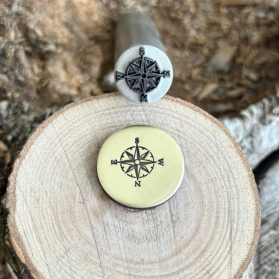COMPASS METAL STAMP || Compass Punch Stamp || Metal Stamps || Jewelry ...