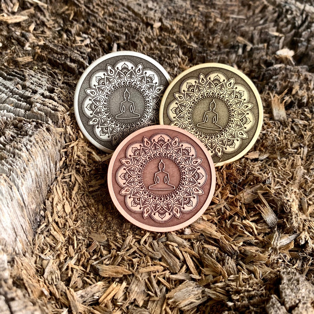 BUDDHA Pocket Coin || BUDDHA Coin || Souvenir Token || Pendant ...