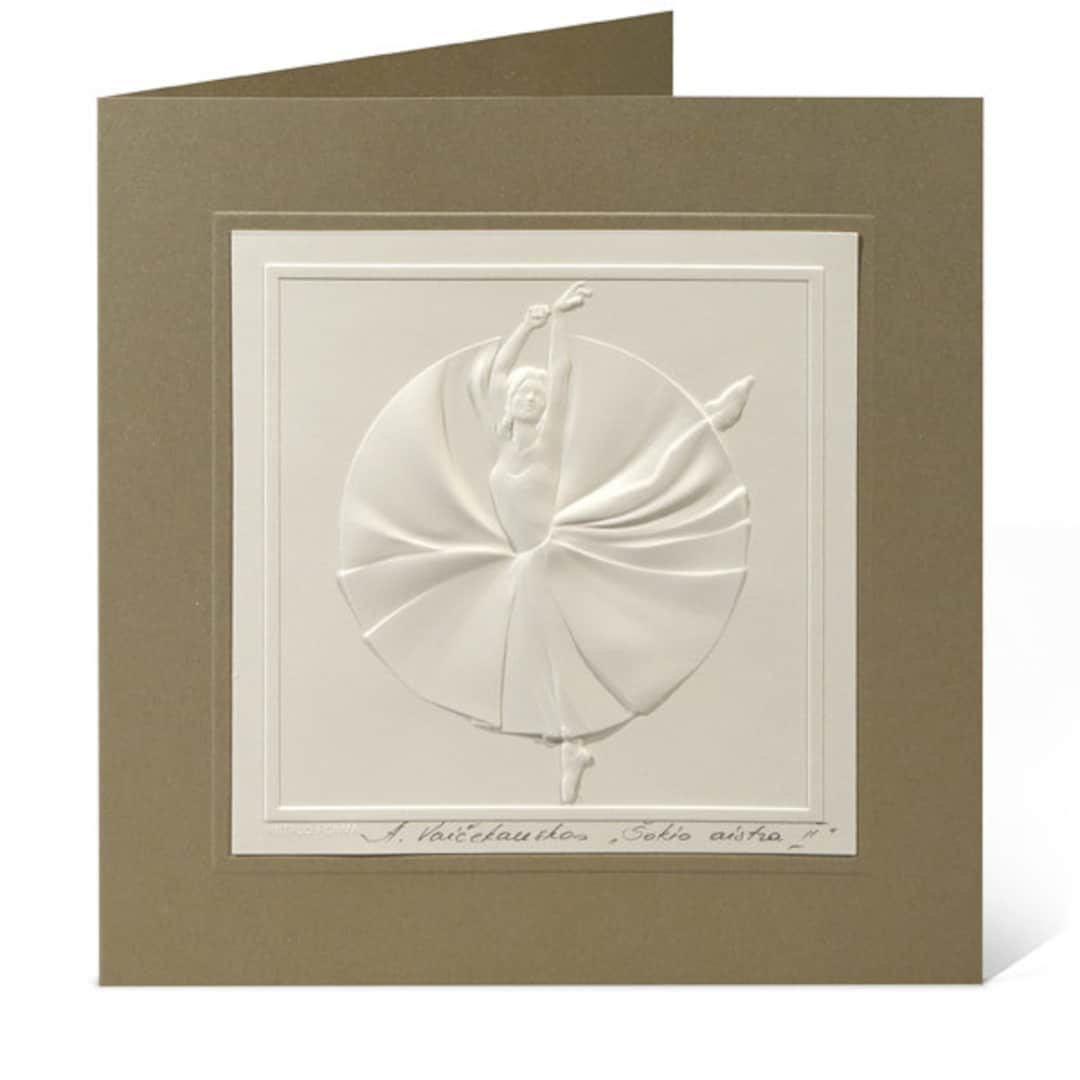 Ballerina Dance, Ballet, Graduation Card, School Cards, Embossed ...