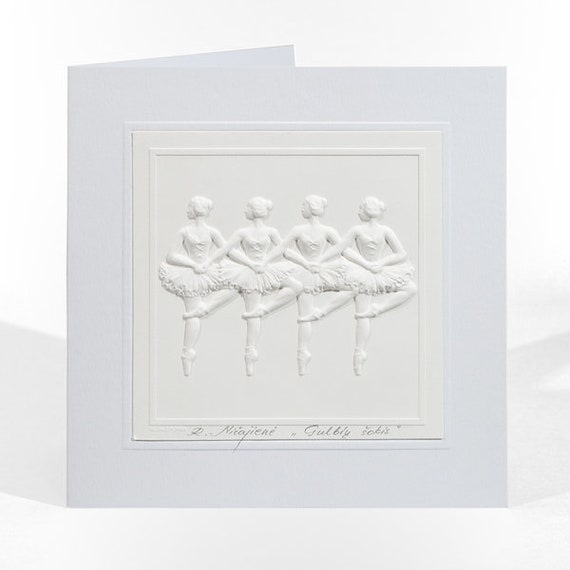 Dance Graduation Card Swan Dance Ballerina Dance Ballet - Etsy