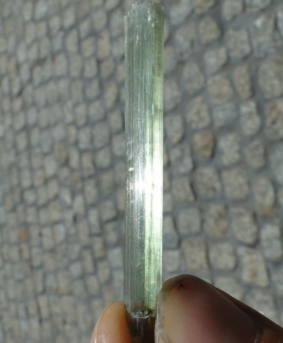 2-3/8" Unique Green Color - Gem TOURMALINE - DRAVITE - Mwajanga ...