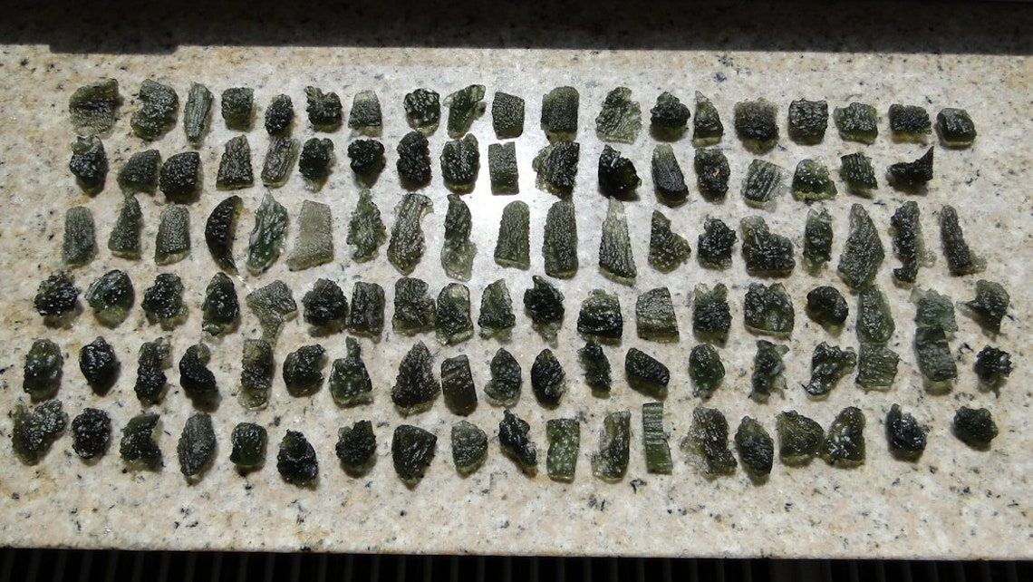 Powerful Real Green Tektite MOLDAVITE 100% natural from | Etsy