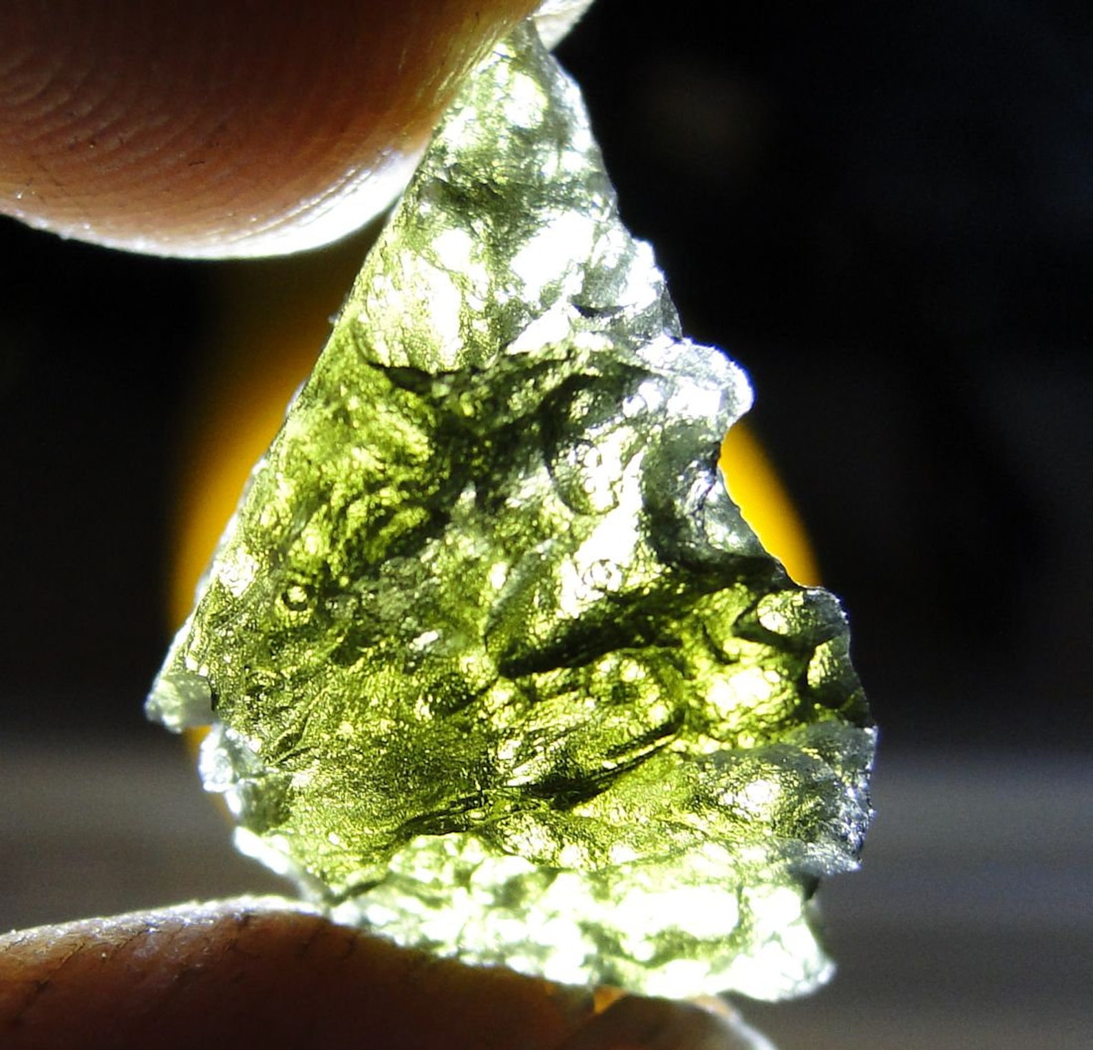 Powerful Real Green Tektite MOLDAVITE 100% Natural From - Etsy