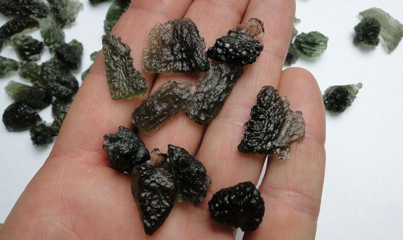 Powerful Real Green Tektite MOLDAVITE 100% Natural From - Etsy