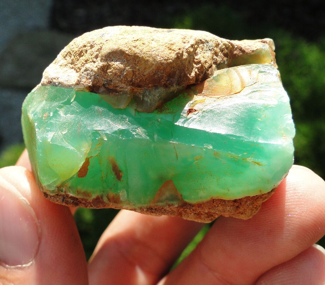 Top Quality Green PRASOPAL (PRASE OPAL - Chrysoprase) - Haneti-itiso, Tanzania - Free Shipping ...
