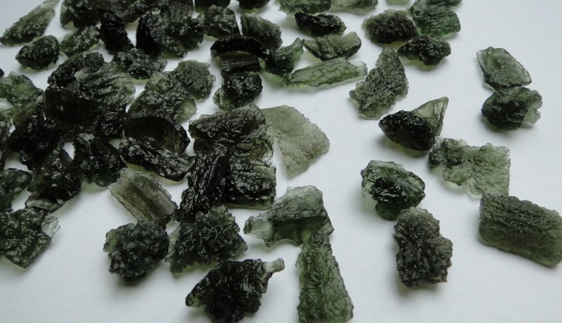 Powerful Real Green Tektite MOLDAVITE 100% natural from | Etsy