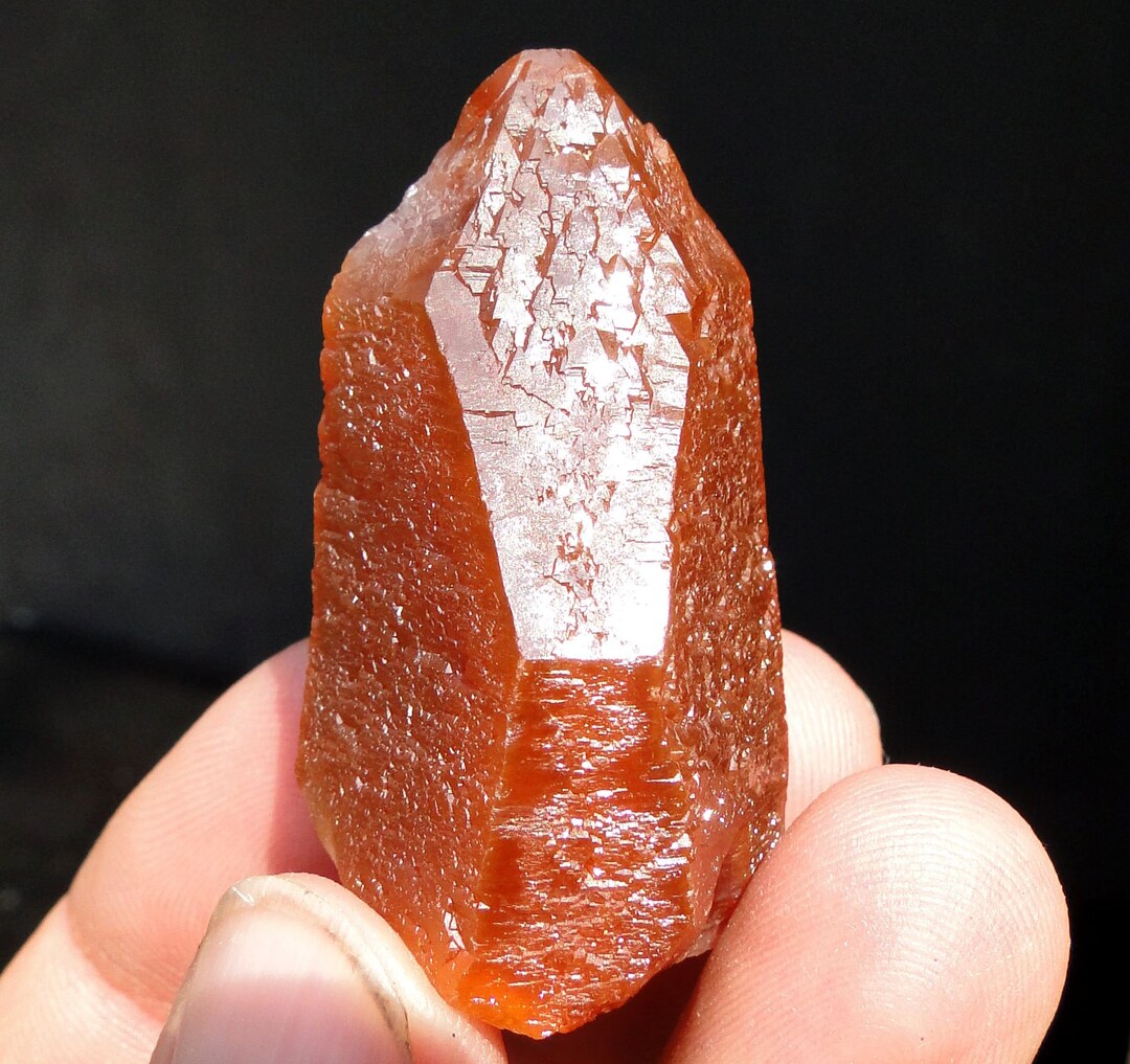 1.85" Natural RED QUARTZ Crystal - Tinejdad, Morocco - Free Shipping ...