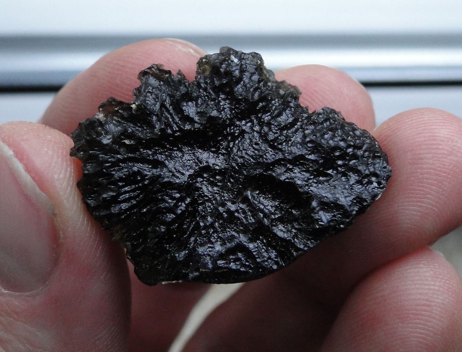 47ct Green Tektite Ultrarare - BI-COLOR!!! MOLDAVITE - Czech Republic ...
