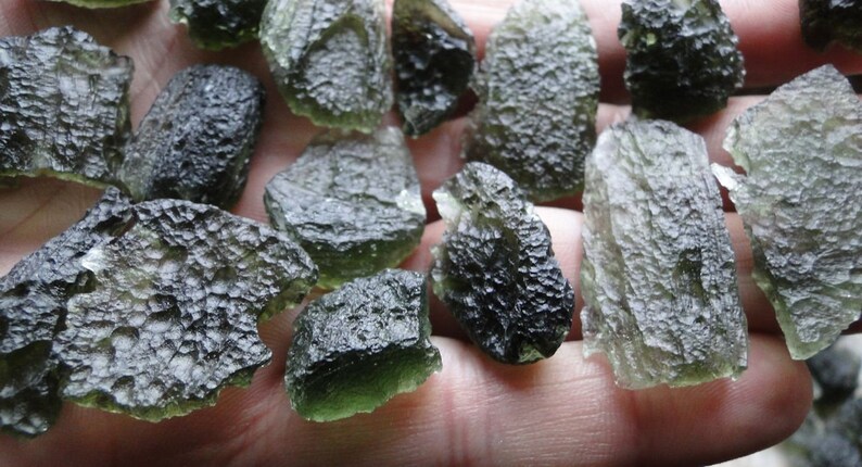 Over 3g Powerful Real Green Tektite MOLDAVITE 100% Natural - Etsy