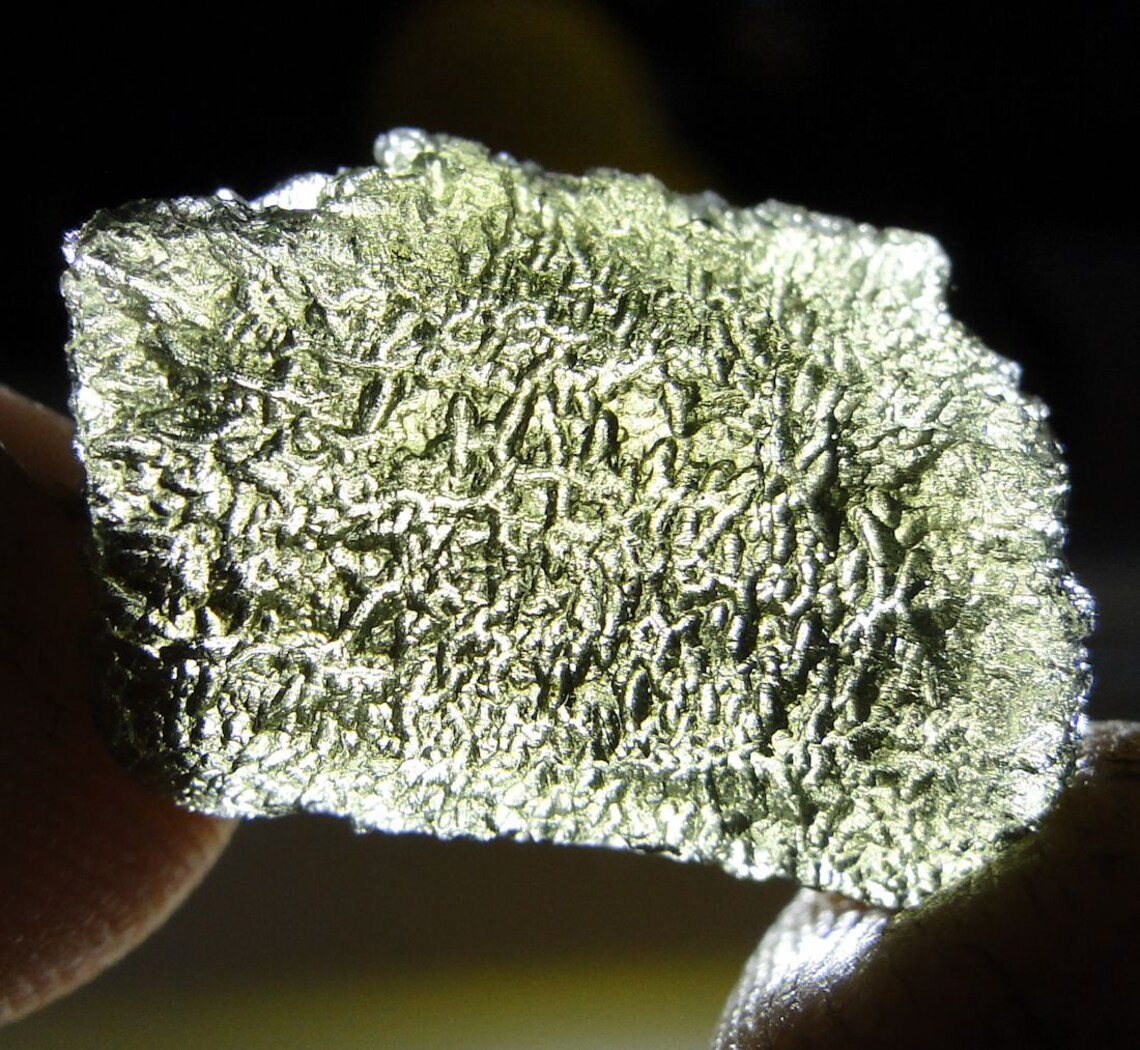 Powerful Real Green Tektite MOLDAVITE 100% natural from | Etsy