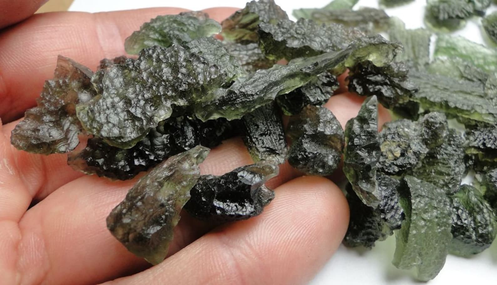 Powerful Real Green Tektite MOLDAVITE 100% Natural From - Etsy